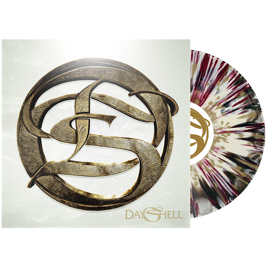 Dayshell (Dayshell) Bone + Black Side A/B w/ Gold + Burgundy Splatter ...