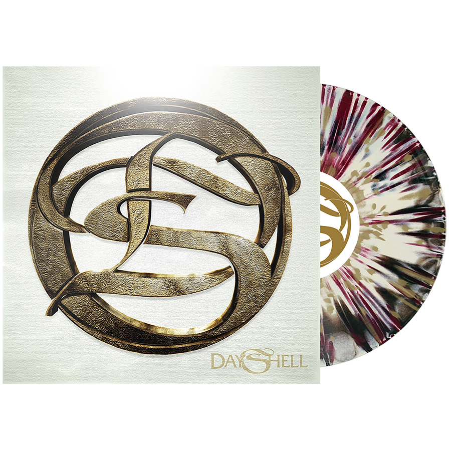 Dayshell (Dayshell) Bone + Black Side A/B w/ Gold + Burgundy Splatter ...