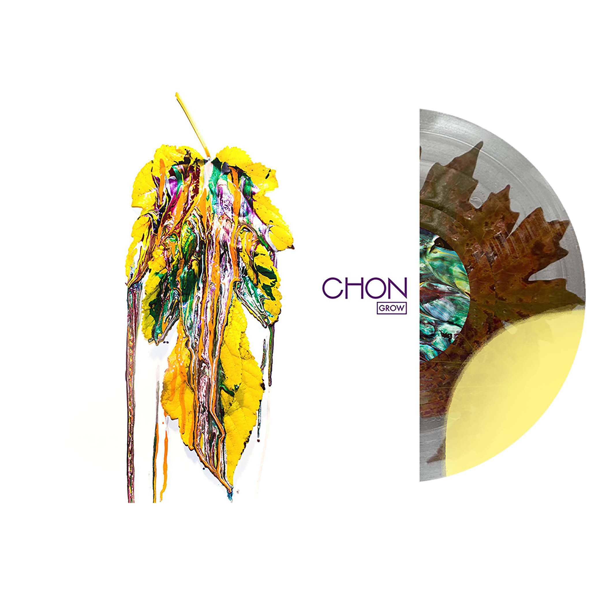 CHON (Grow) Leaf Filled - Clear w/ Yellow Moonphase Vinyl – Sumerian ...